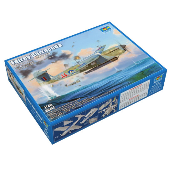 Modell des Flugzeugs Fairey Barracuda 1:48